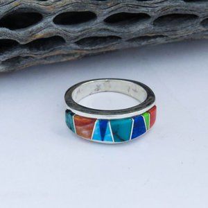 Native American | Accessories | Native American Turquoise Lapis Multi ...